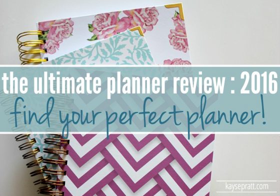 The Ultimate Planner Review :: 2016 Edition - Anchored Women