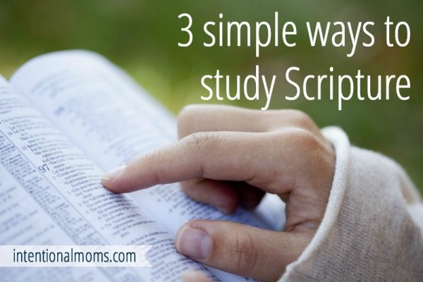 Simple ways to study Scripture in the new year - Anchored Women