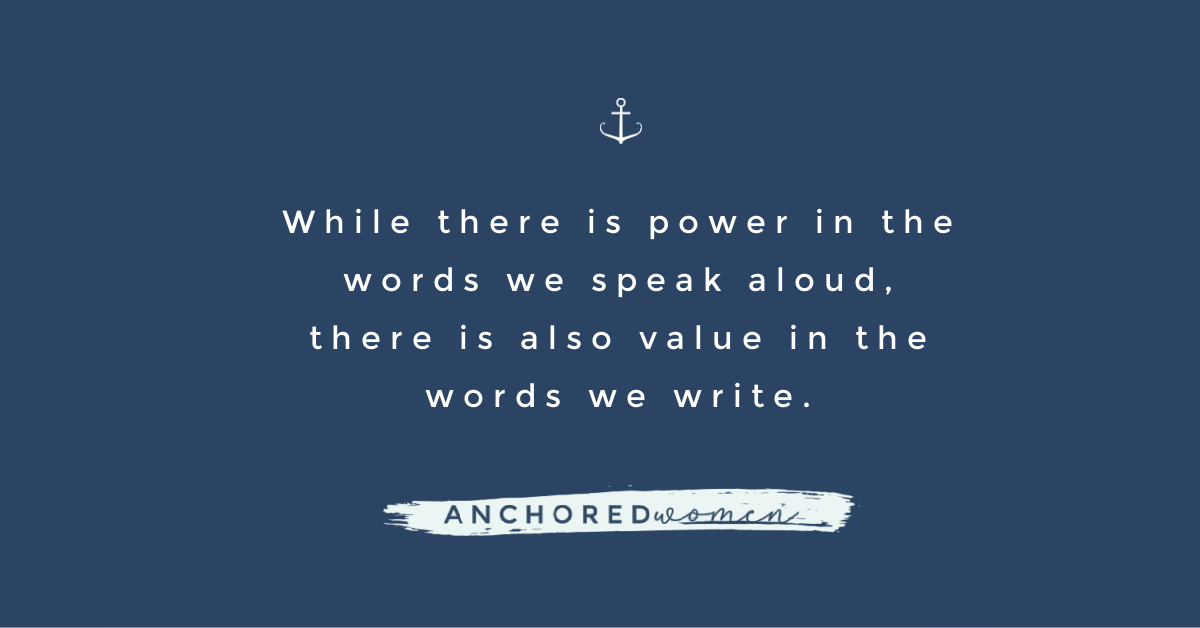 How to get started with writing out your prayers - Anchored Women