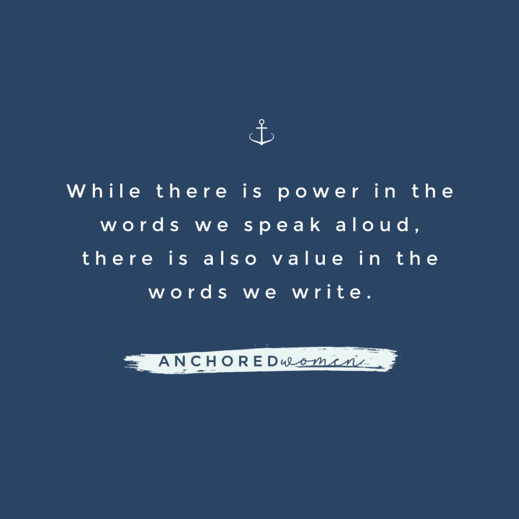 How to get started with writing out your prayers - Anchored Women