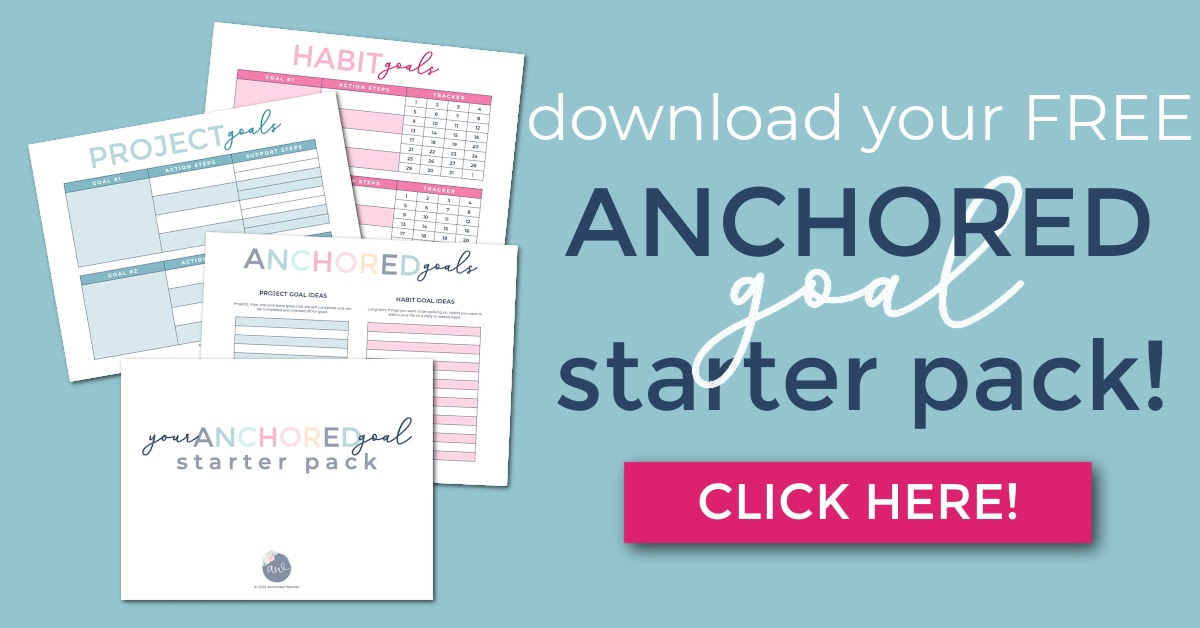 My personal + work goals for 2025! - Anchored Women