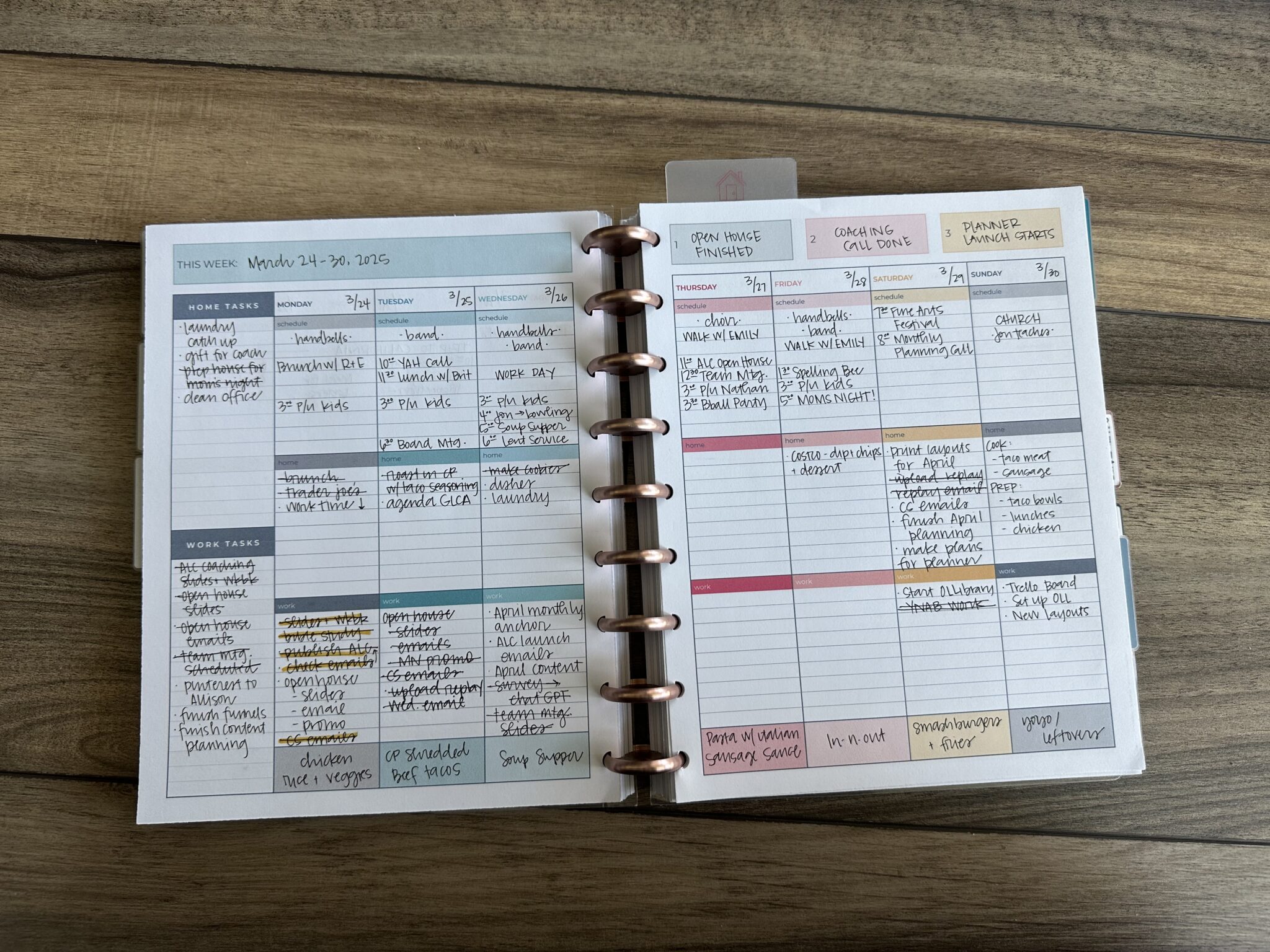 My current planner setup! (EVERYTHING I currently use.) - Anchored Women